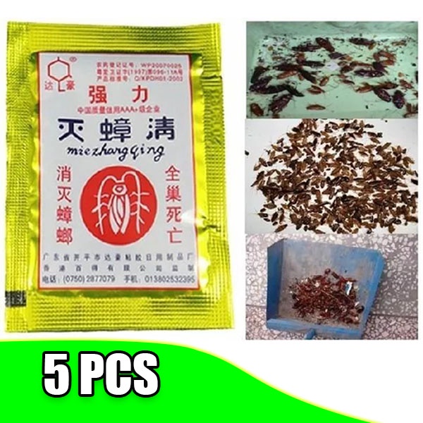 Jual Racun Pembasmi Kecoa / Cockroach Gold Emas Ampuh Isi 5Pcs | Shopee ...