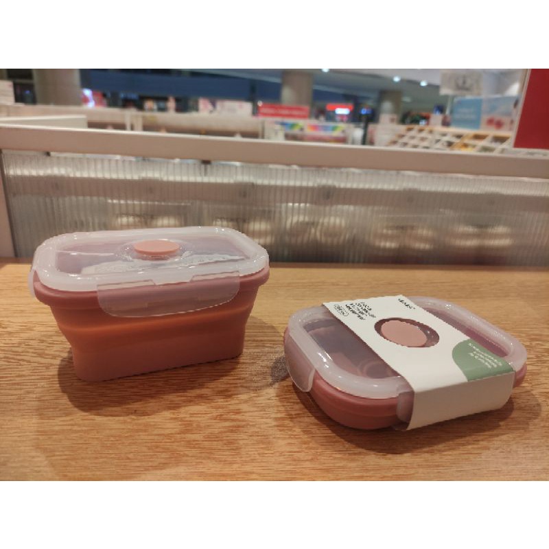 Jual FOOD CONTAINER SILICONE ORIGINAL MINISO | Shopee Indonesia