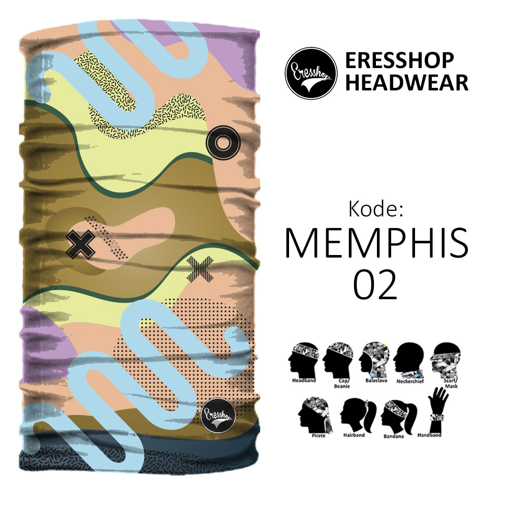 Jual ERESSHOP MASKER HEADWEAR MEMPHIS 02 BAFF BUF | Shopee Indonesia