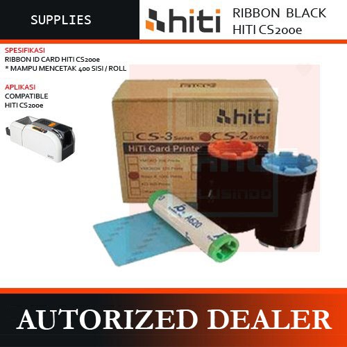 Jual Tinta pita ribbon ribon black hitam printer id card kard hiti ...