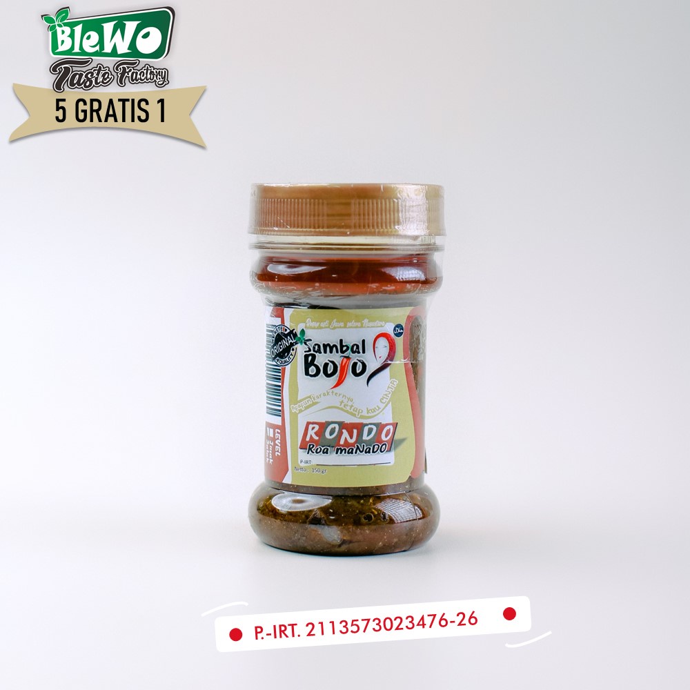 Jual SamBhojo - Sambal Roa Asap Khas Manado, Bojo Rondo Kemasan Botol ...
