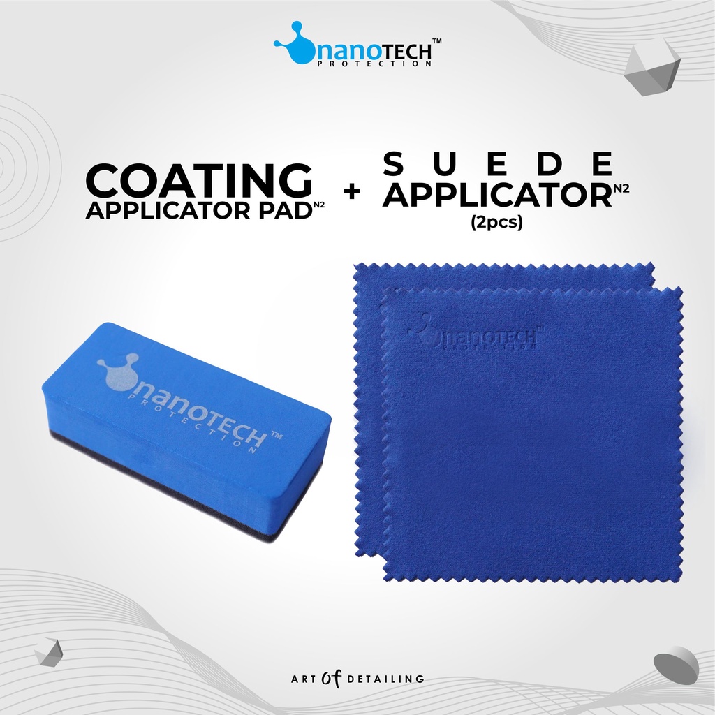 Jual APPLICATOR PAD NANO CERAMIC COATING + KAIN SUEDE CLOTH APLIKATOR ...