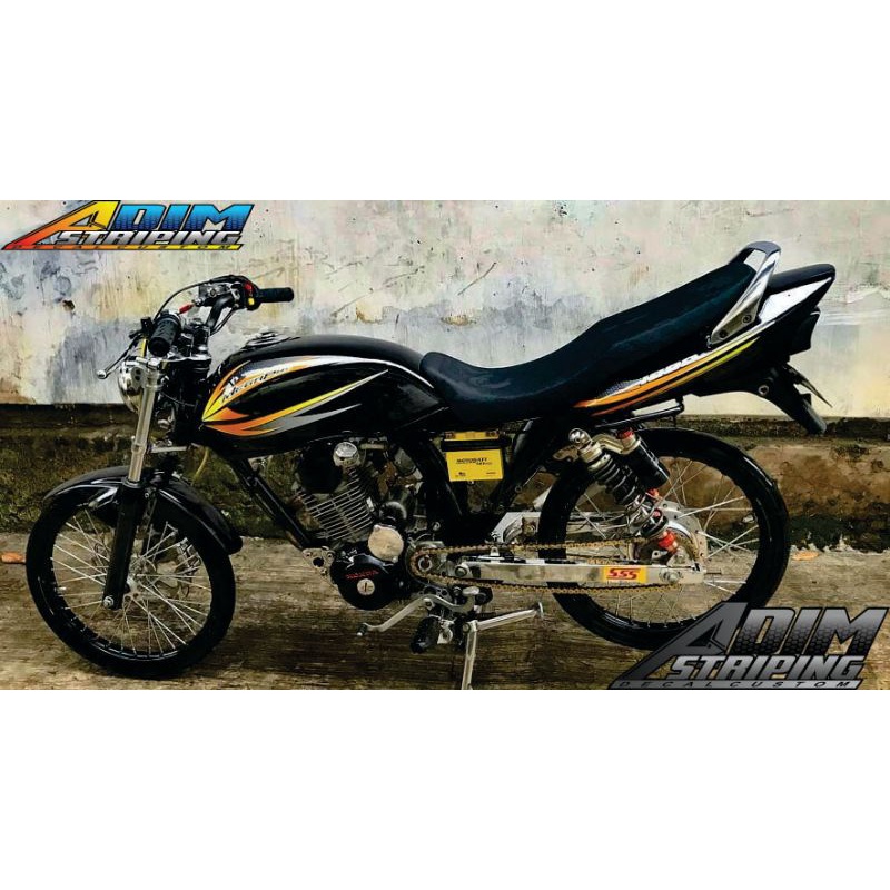 Jual decal striping variasi Honda Megapro hiu Hologram MP hiu 01 ...