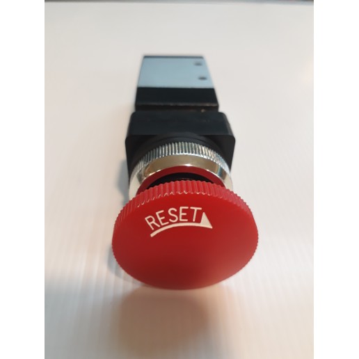 Jual Pneumatic push button emergency reset merah | Shopee Indonesia