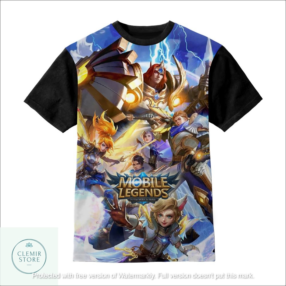 Jual Kaos 3D Anak | Baju Printing - Baju Mobile Legend Ml Fullprint Lightborn Squad Untuk Usia 1 ...