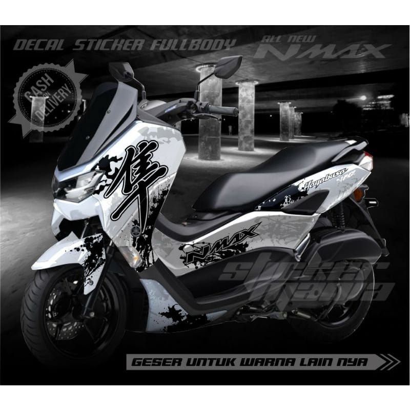 Jual DECAL STICKER YAMAHA NMEX ALL NEW FULL BODY PUTIH/HAYABUSA ...