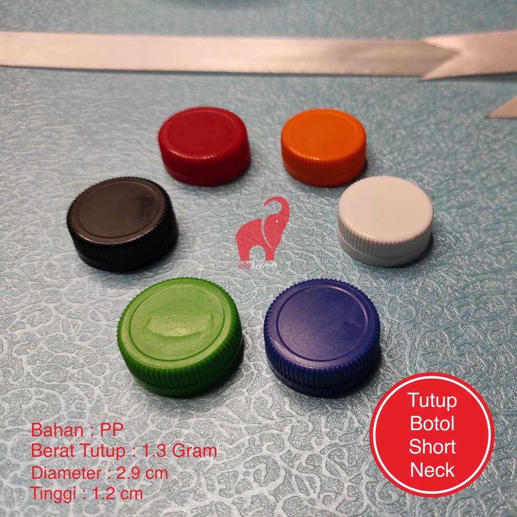 Jual Tutup Botol Plastik Short Neck Almond - Pir - Cantik - Cabe ...
