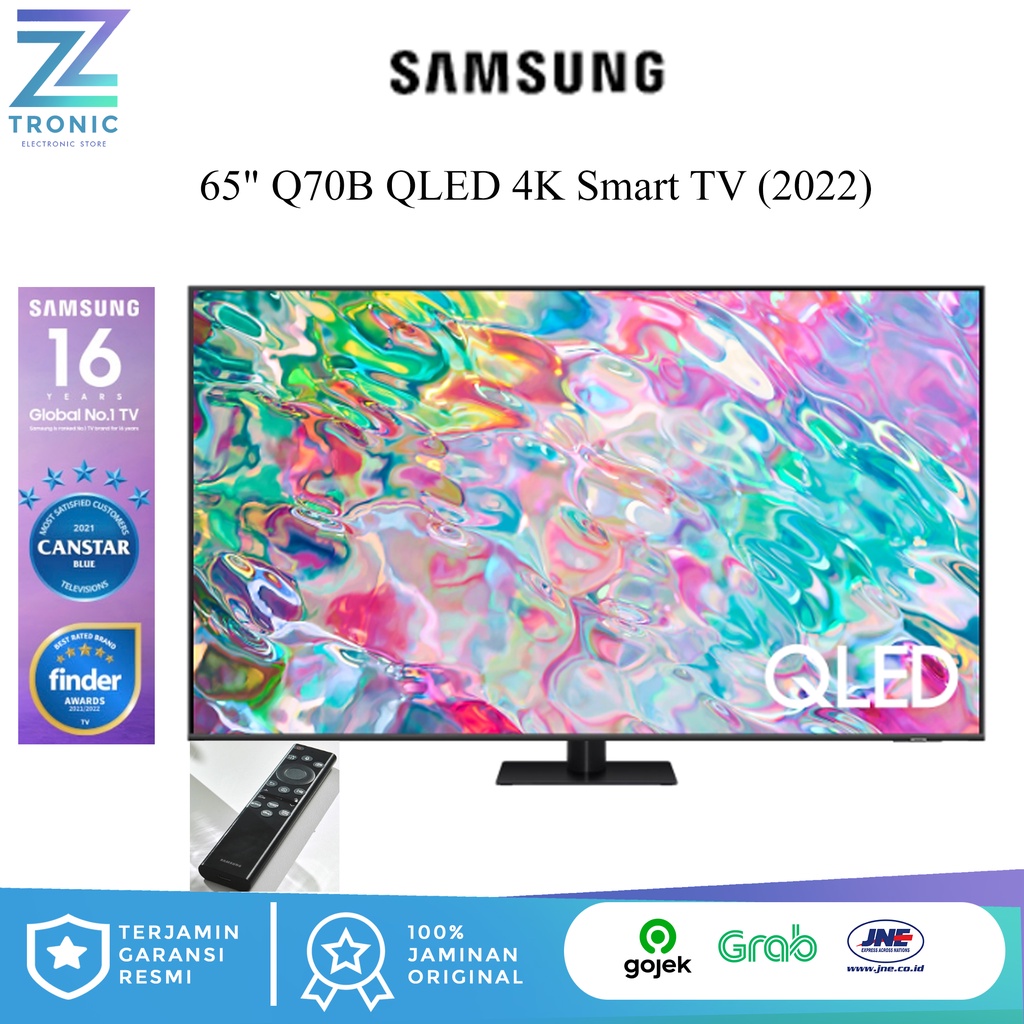 Jual SMART LED TV SAMSUNG QLED 65 INCH 65Q70B UHD 4K Air Slim New 2022 | Shopee Indonesia