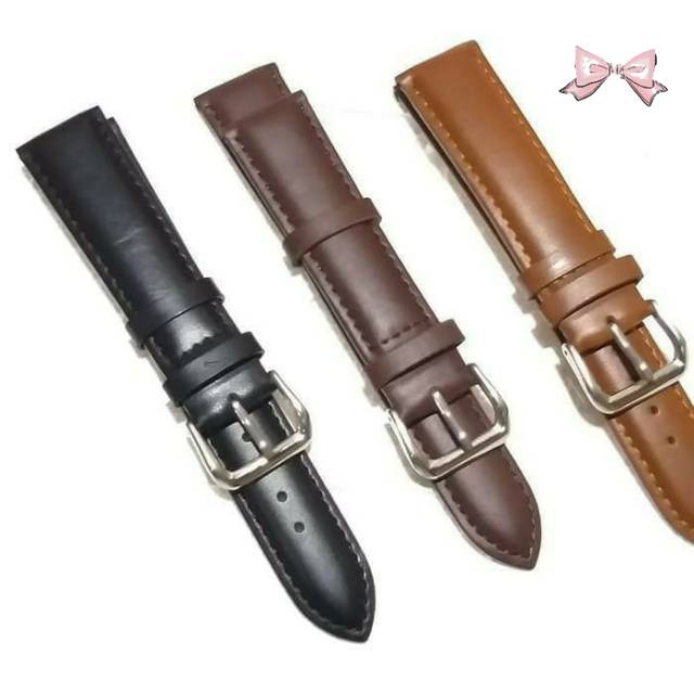 Jual STRAP TALI JAM TANGAN KULIT SIZE UKURAN 16MM 18MM 20MM 22MM 24MM ...