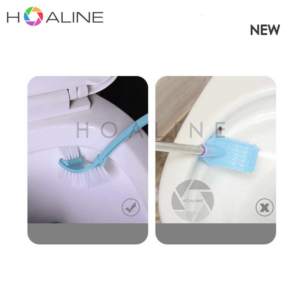 Jual Sikat Toilet WC Fleksibel Dengan Wadah Brush Silicone Sikat ...