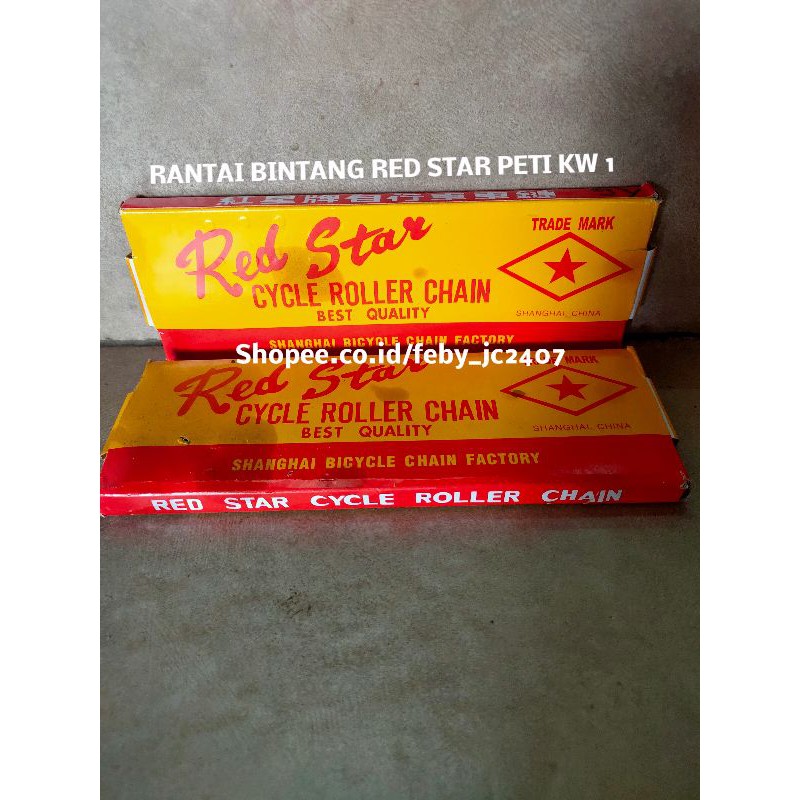 Jual Rantai Sepeda Red Star Single Speed BMX FIXIE ONTEL ONTHEL ...