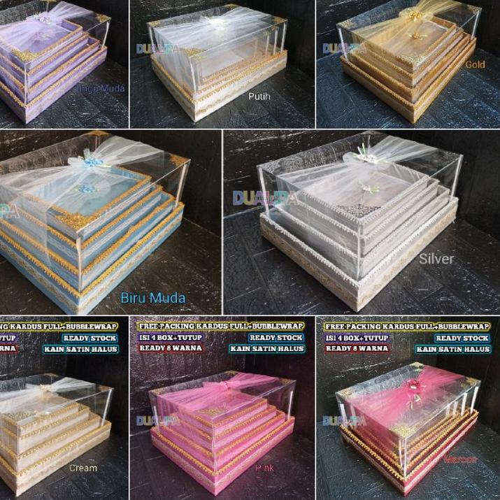 Jual ペ Box Parsel Hantaran Seserahan Kotak Mahar Pengantin Isi 4 ...