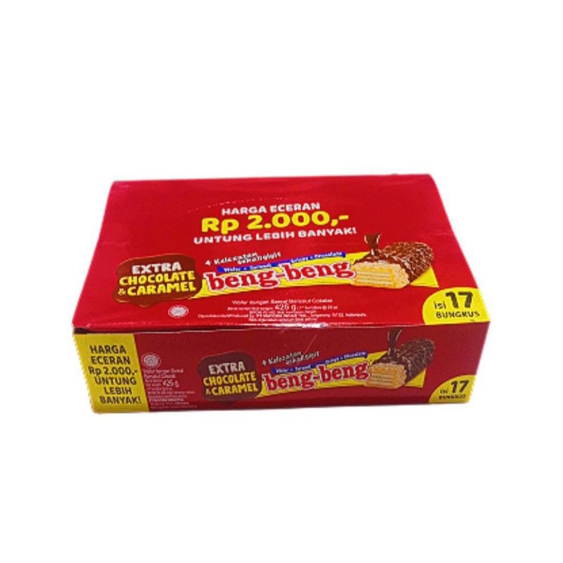 Jual BENG-BENG Regular beng beng Chocolate box isi 17 pcs | Shopee ...