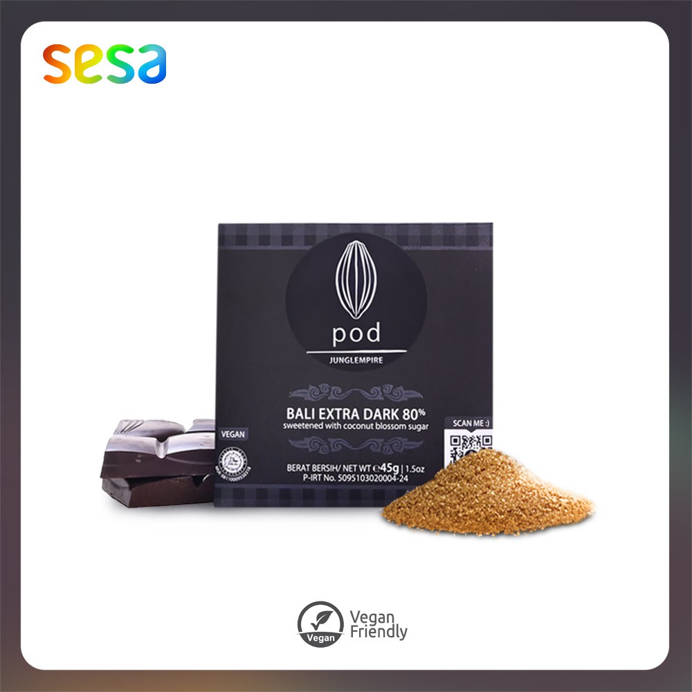Jual POD - 80% Extra Dark Chocolate 45 g | Shopee Indonesia