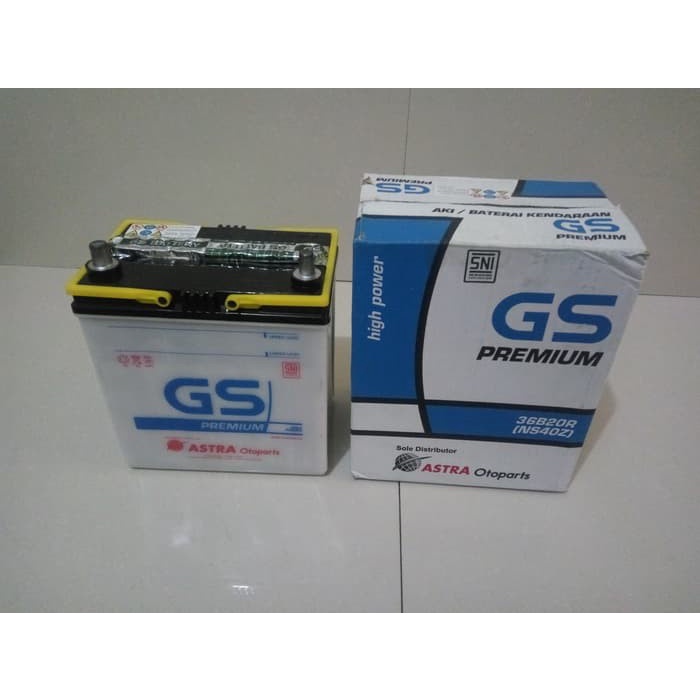Jual AKI MOBIL GS ASTRA BASAH / PREMIUM NS40Z 12V/35AH | Shopee Indonesia