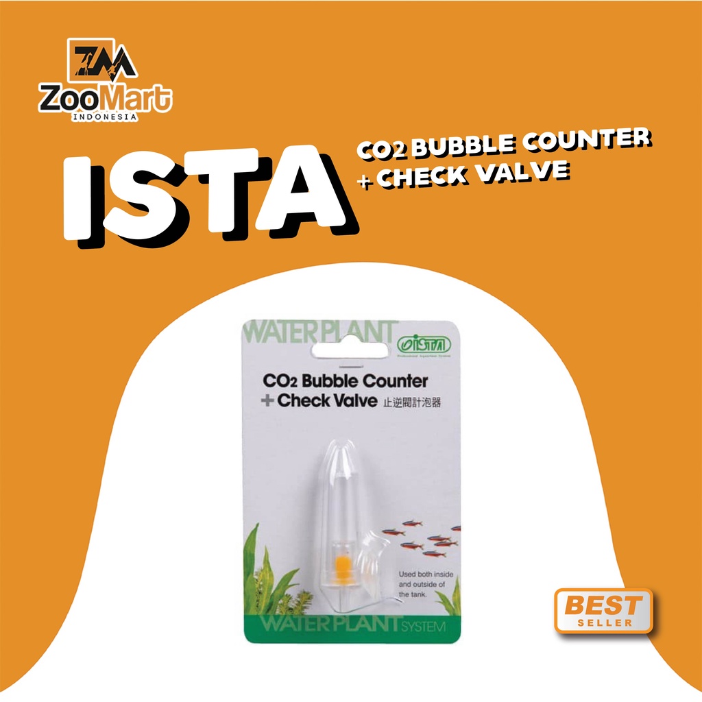 Jual Ista Co2 Bubble Counter + Check Valve / Aquascape / Aquarium ...
