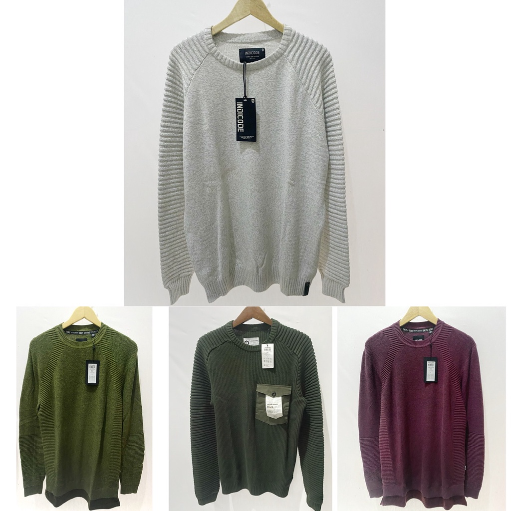 Jual Sweater Knit/ Rajut Tebal Brand Import ORIGINAL - Empat Pilihan ...