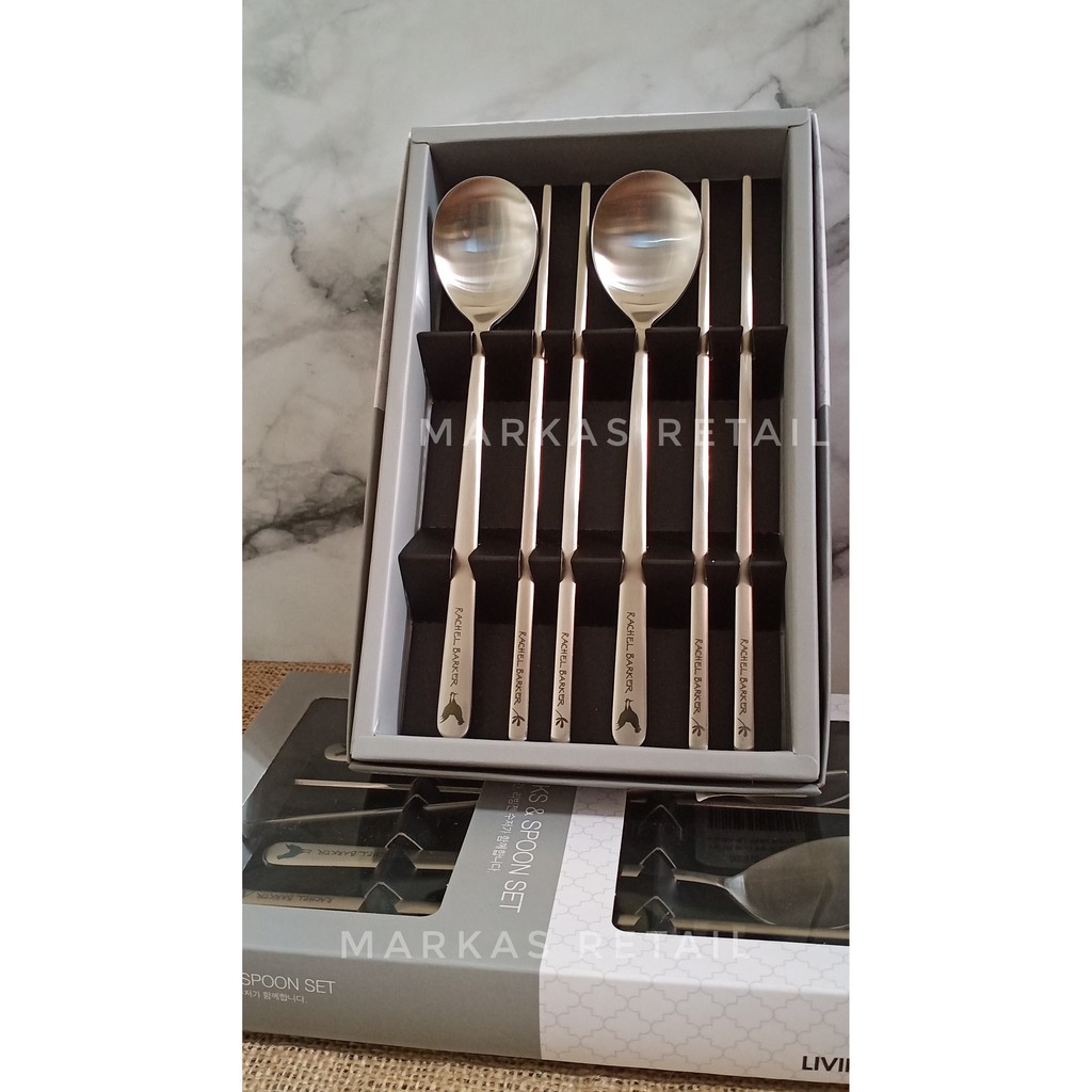 Jual Tableware Rachel Barker Chopsticks and Spoon Set (1 Set) | Shopee ...