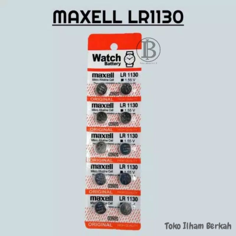 Jual Baterai Maxell LR1130 / AG10 Isi 10 Pcs Perlembar | Shopee Indonesia