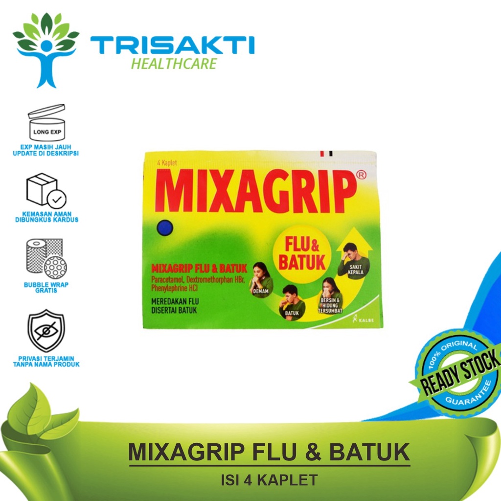 Jual Mixagrip Flu dan Batuk Strip isi 4 Tab Meredakan Flu dan Batuk ... Jual Mixagrip Flu dan Batuk Strip isi 4 Tab Meredakan Flu dan Batuk ...
