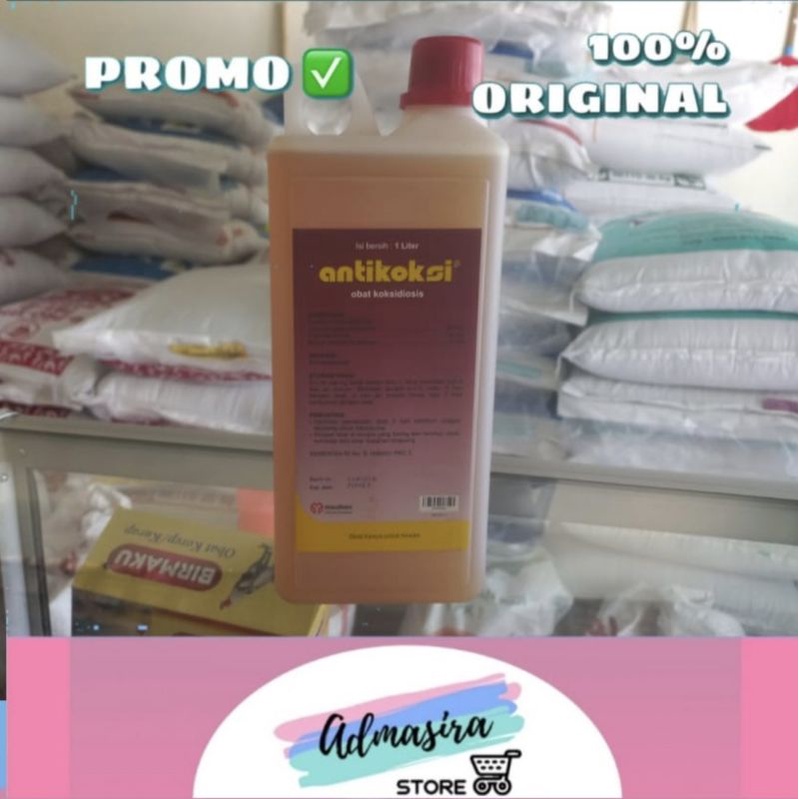 Jual ANTIKOKSI 1 Liter Medion obat koksidiosis Pencernaan ayam | Shopee ...