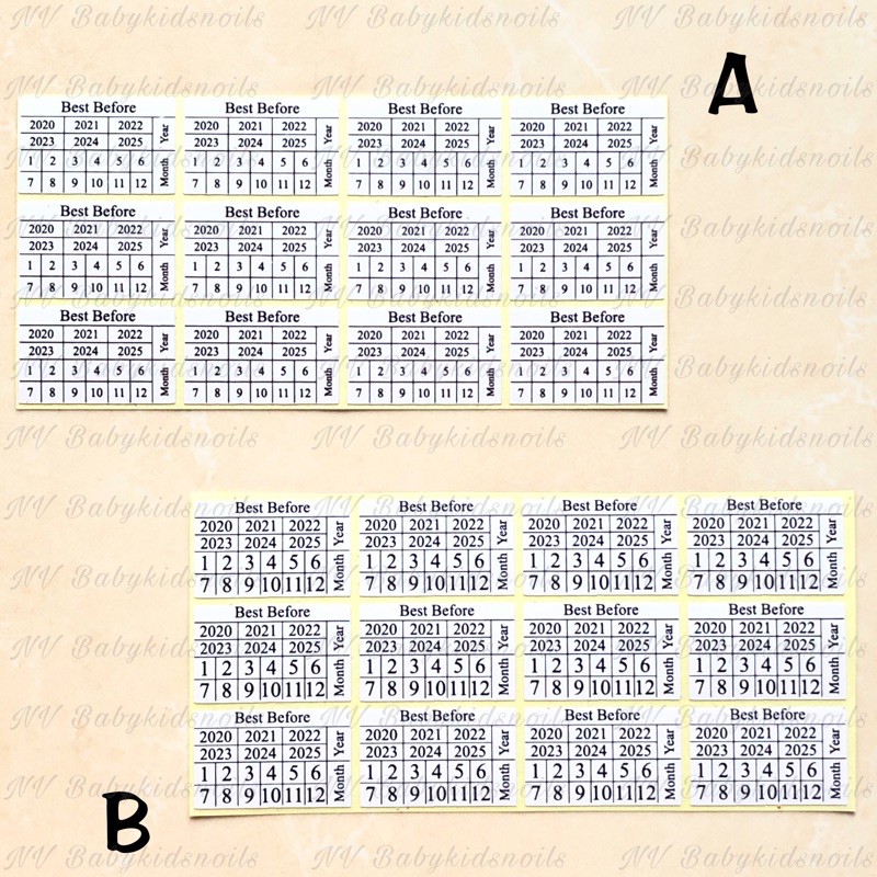 Jual BEST BEFORE LABEL / BEST BEFORE STICKER / STIKER EXPIRE DATE ...