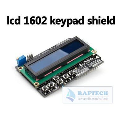 Jual LCD Keypad Shield - Lcd 1602 / 16x2 shield - Arduino Uno | Shopee ...