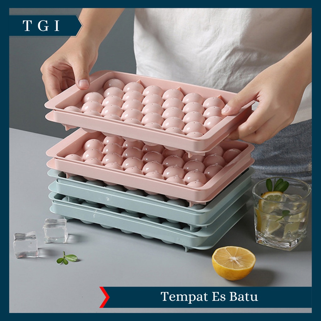 Jual TGI - TEMPAT ES BATU CETAKAN ES BATU KOTAK MODEL GRID ICE TRAY ...