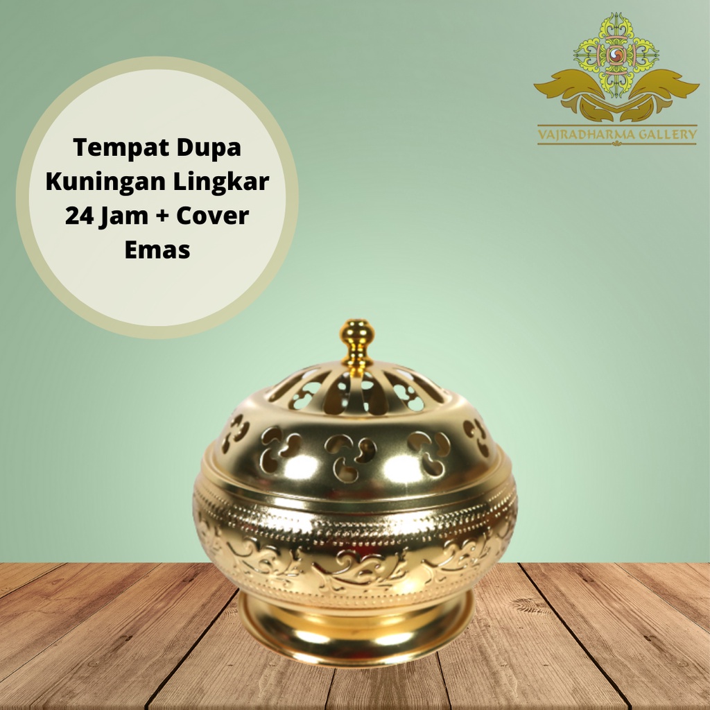 Jual Tempat Bakar Dupa / Hiolo / Bokor Kuningan Lingkar 24 Jam | Shopee ...