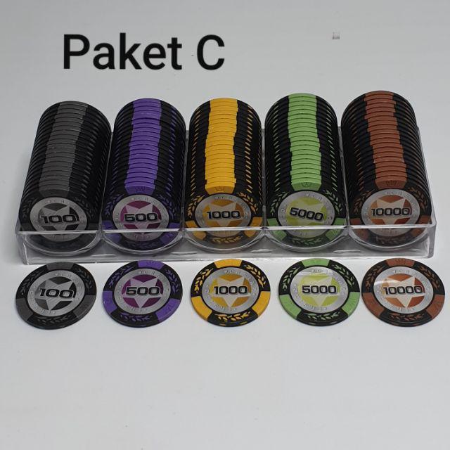 Jual Poker Chips Elegant /Poker Chip /Koin Permainan Poker | Shopee ...