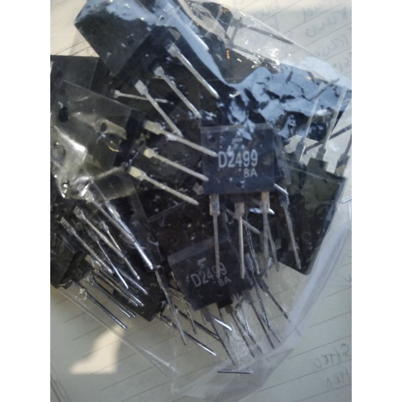 Jual TRANSISTOR 2499 ASLI ORIGINAL- IC TR 2SD499 TR HORIZONTAL | Shopee ...