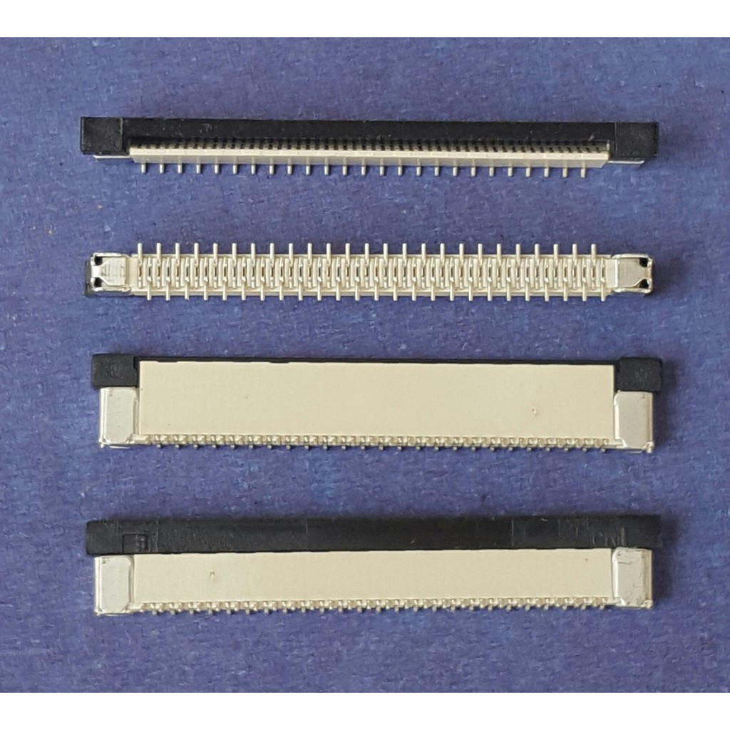 Jual New Original FFC FPC socket 0.5mm 50 Pin 50P Vertical Type Ribbon ...