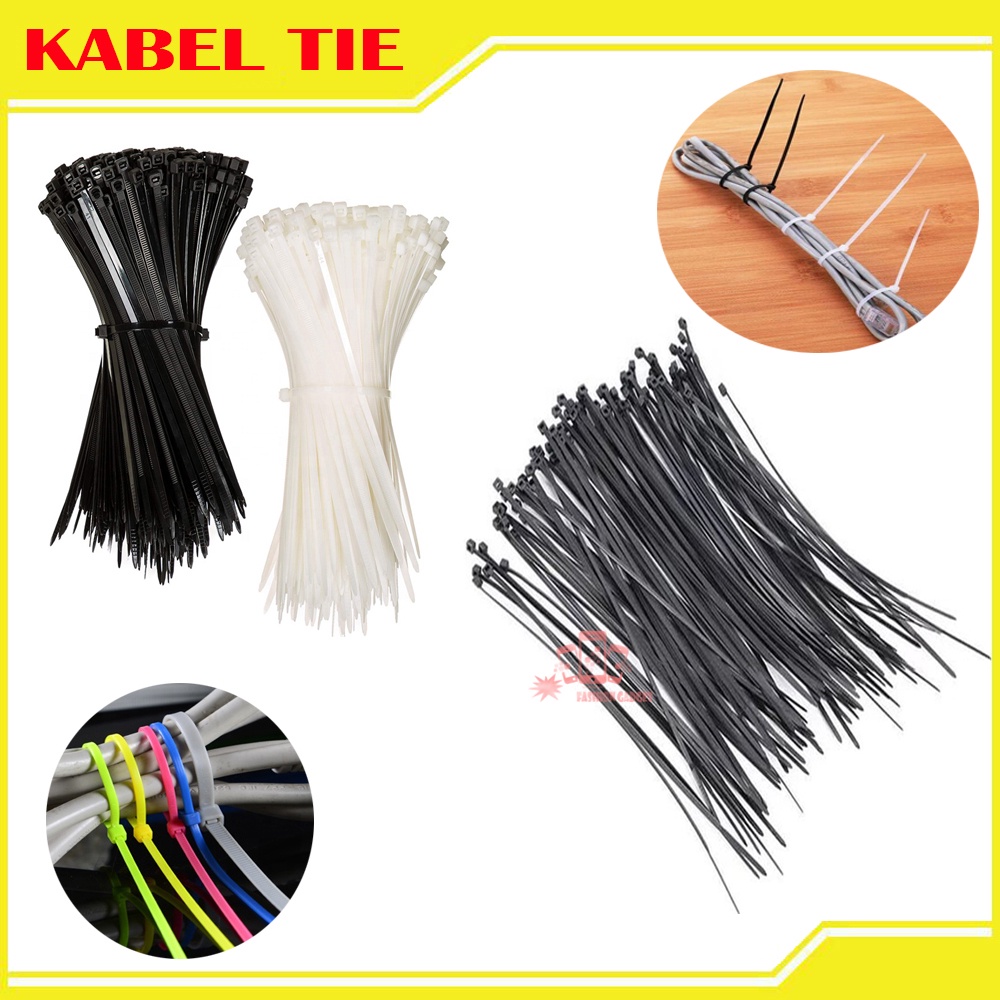 Jual Kabel Tis Tali Kabel Ties 100 MM 10 CM / 150MM 15CM / 200 MM 20 CM ...