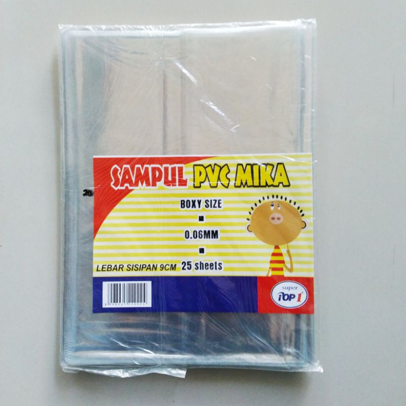 Jual sampul mika pvc boxy isi 25 lembar | Shopee Indonesia
