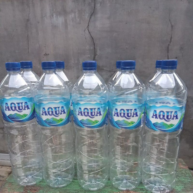 Jual BOTOL AQUA BEKAS 1500ML | Shopee Indonesia