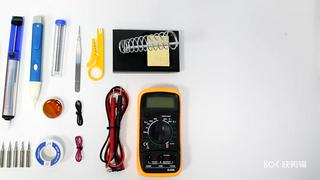 Jual Multitester Digital Multimeter Digital Solder Listrik 60 Watt Set ...