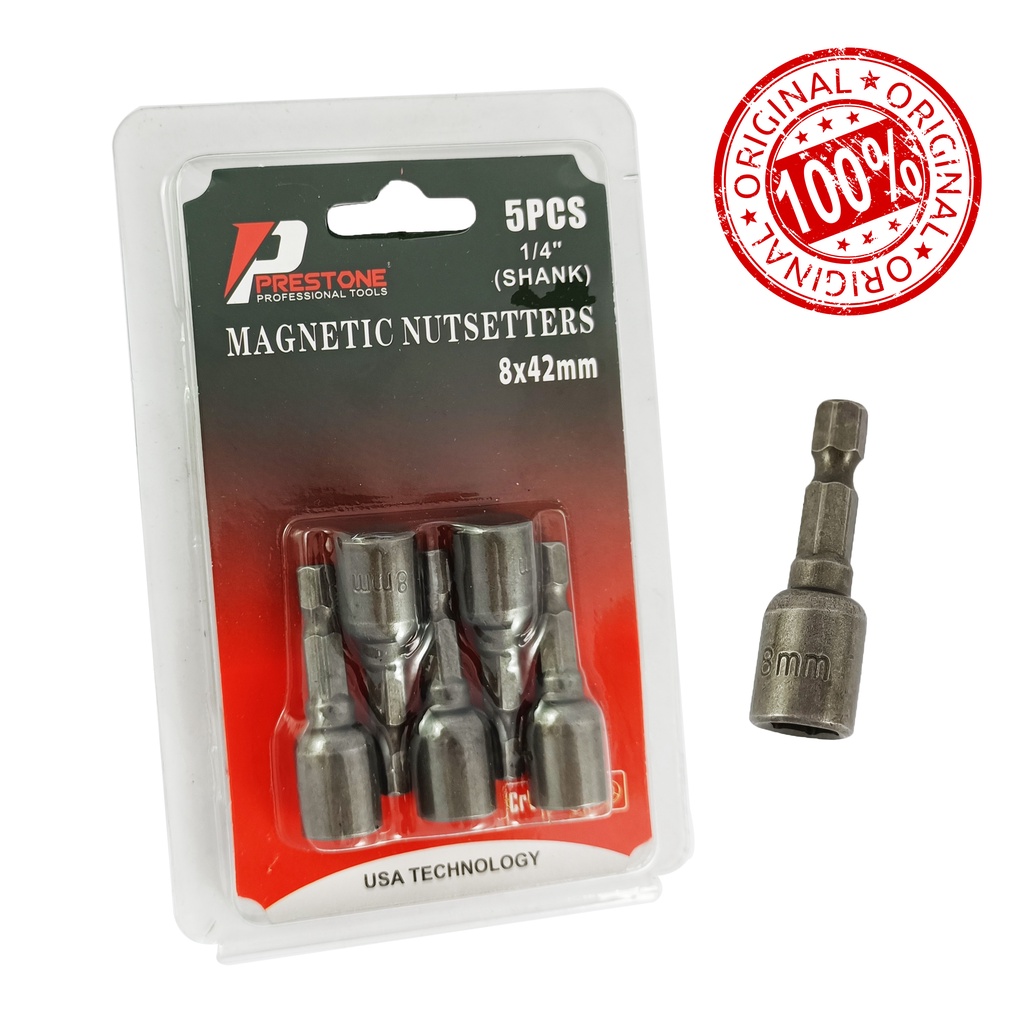 Jual MATA BOR BAUT BAJA RINGAN 8MM x 42MM SET ISI 5 PCS PRESTONE / MATA ...