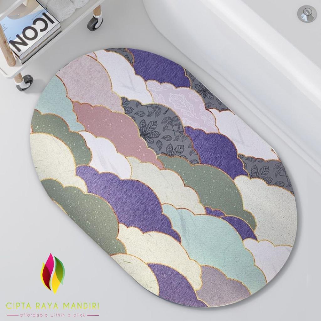 Jual Keset Diatomite Bundar / Keset Kaki Anti Bau Nyerap Air Anti ...