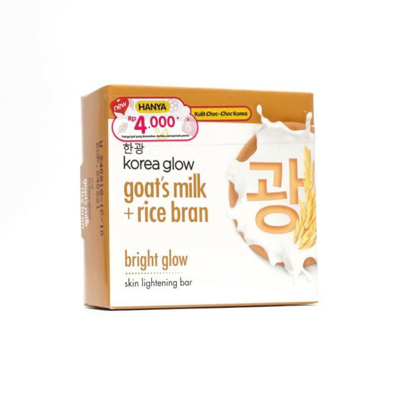 Jual KOREA GLOW GOATS MILK + RICE BRAN | Shopee Indonesia