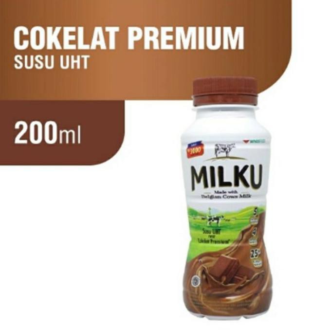 Jual Baru!! Milku Cokelat Premium 200 ml ( 1 karton isi 12 botol ...