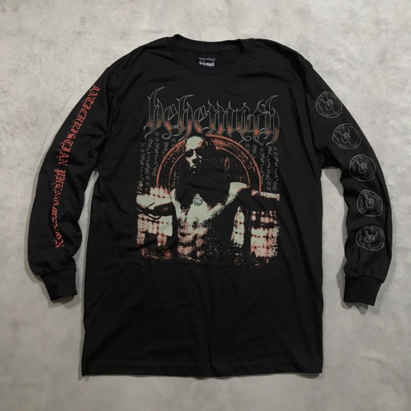 Jual Tshirt BEHEMOTH ‘Anti Christian’ Long Sleeve | Shopee Indonesia