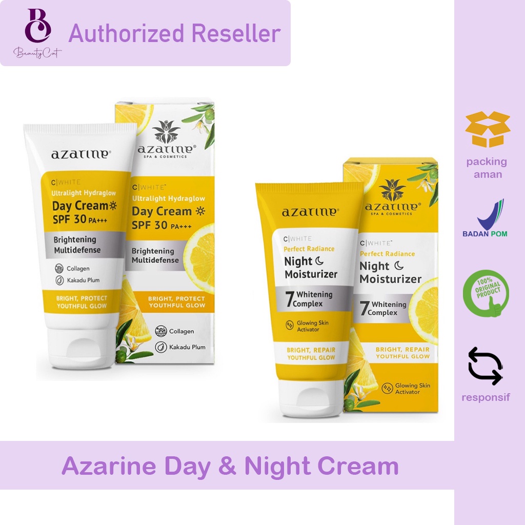 Jual AZARINE C White Day Cream SPF 30 PA +++ | Azarine Night ...