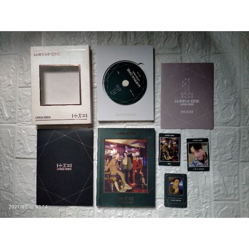 Jual Album K-Pop Wanna One UNDIVIDED (preloved) | Shopee Indonesia
