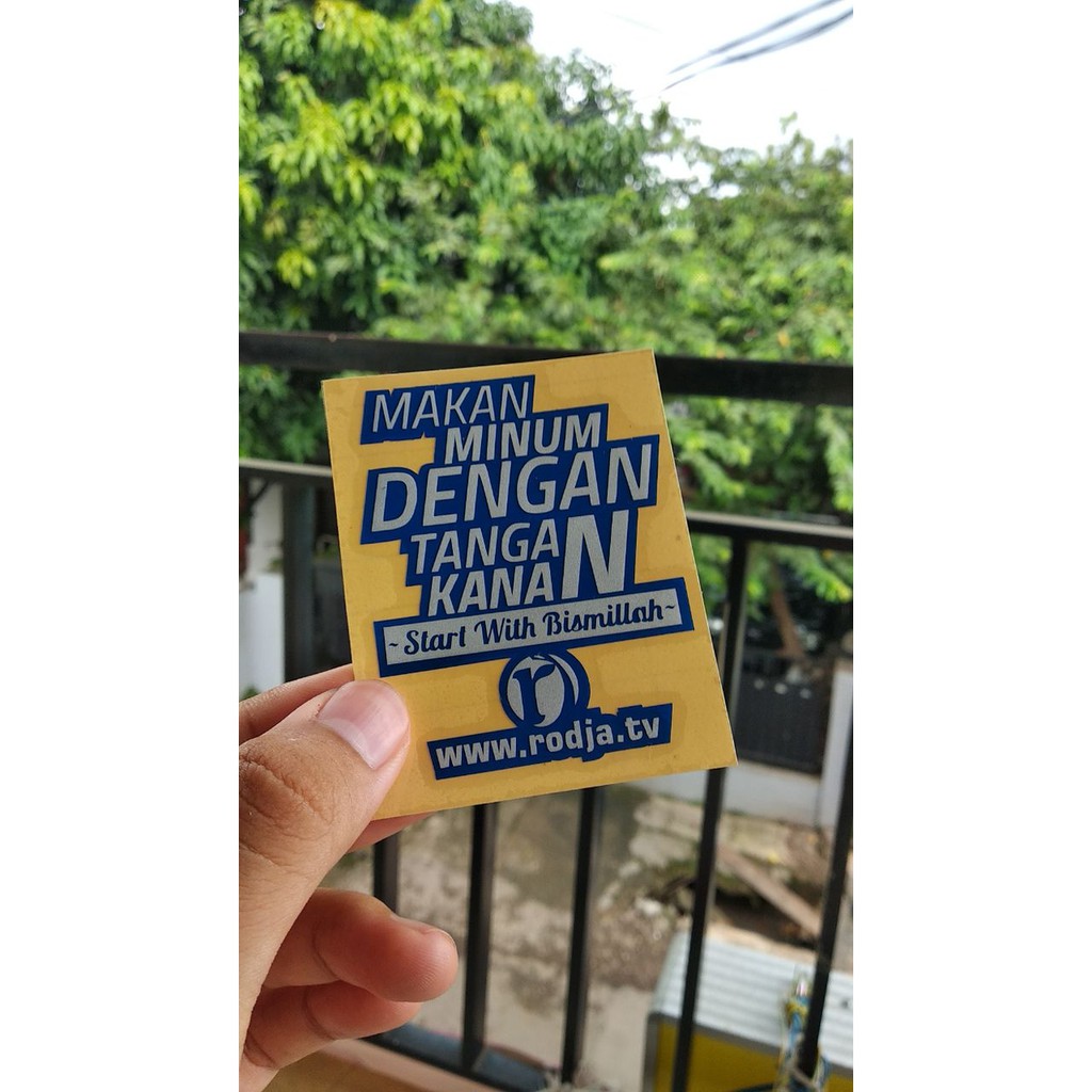 Jual Sticker Cutting Scoutlite Makan Minum Dengan Tangan Kanan Ukuran ...