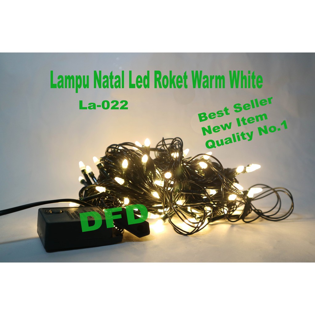 Jual Lampu Natal NEW / Lampu Led WARM WHITE ( Kode : LA - 022 ...