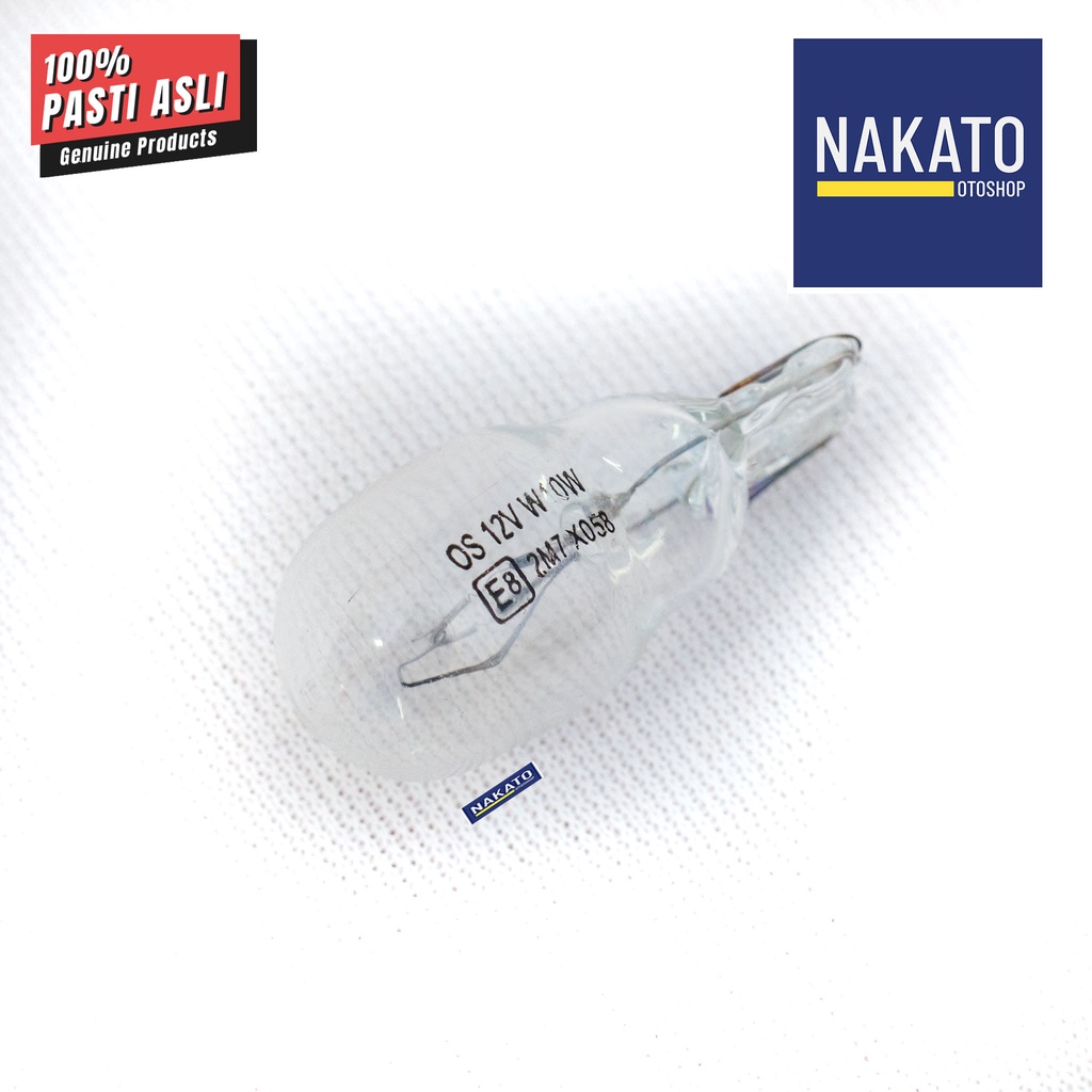 Jual Bohlam Senja Osram W10W T10 10 Watt Asli lampu bening kuning ...