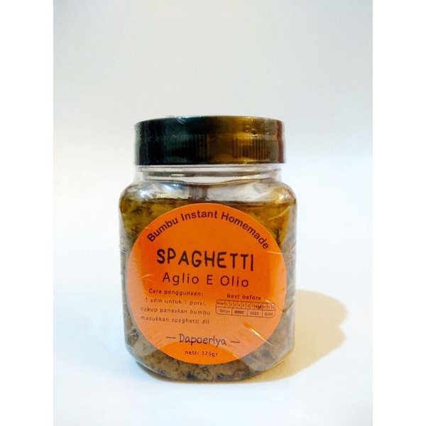 Jual bumbu instan spaghetti aglio e Olio homemade (tanpa Chili flake ...