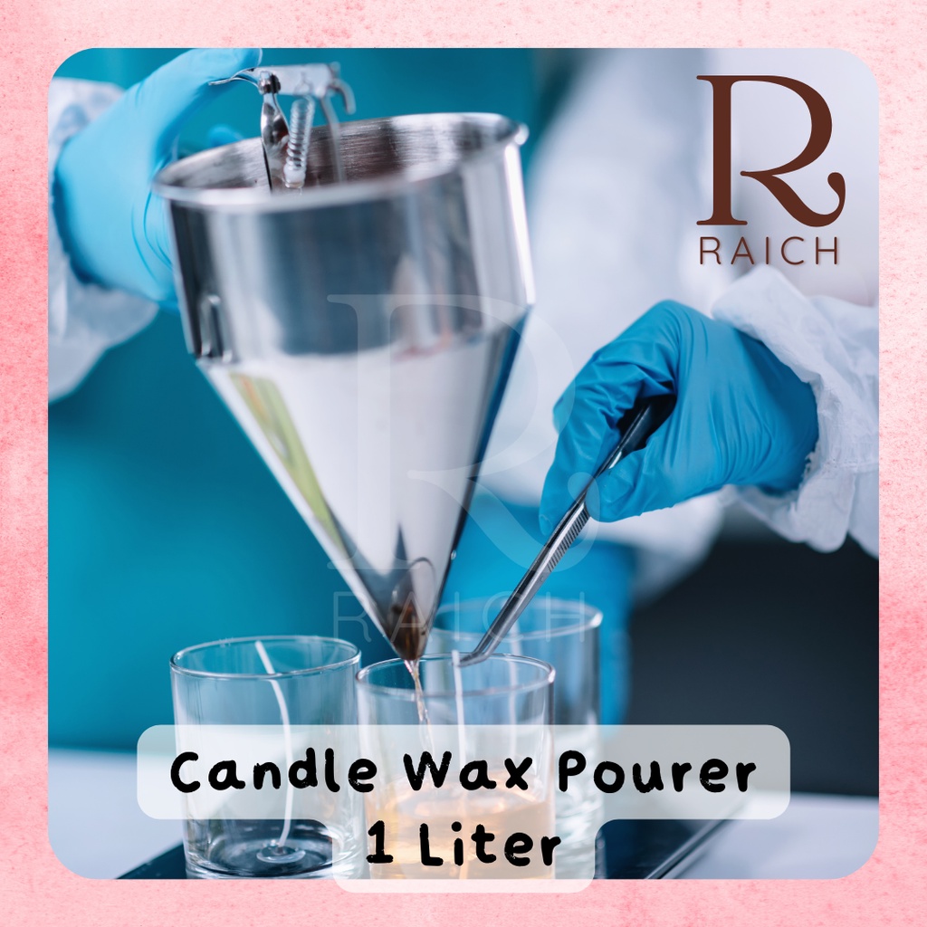 Jual Candle Wax Pourer Piston Funnel Corong Penuang Lilin Stainless ...