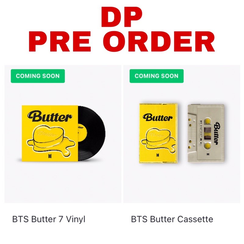 Jual BTS Butter Vinyl / Cassette | Shopee Indonesia