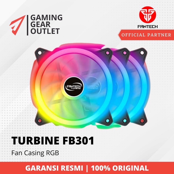 Jual Fantech Fan Casing RGB 12cm TURBINE FB301 dengan Remote Control ...